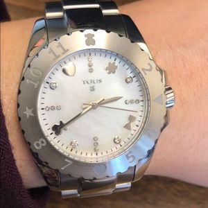 Tous | Accessories | Tous Steel Motif Watch With Diamonds | Poshmark
